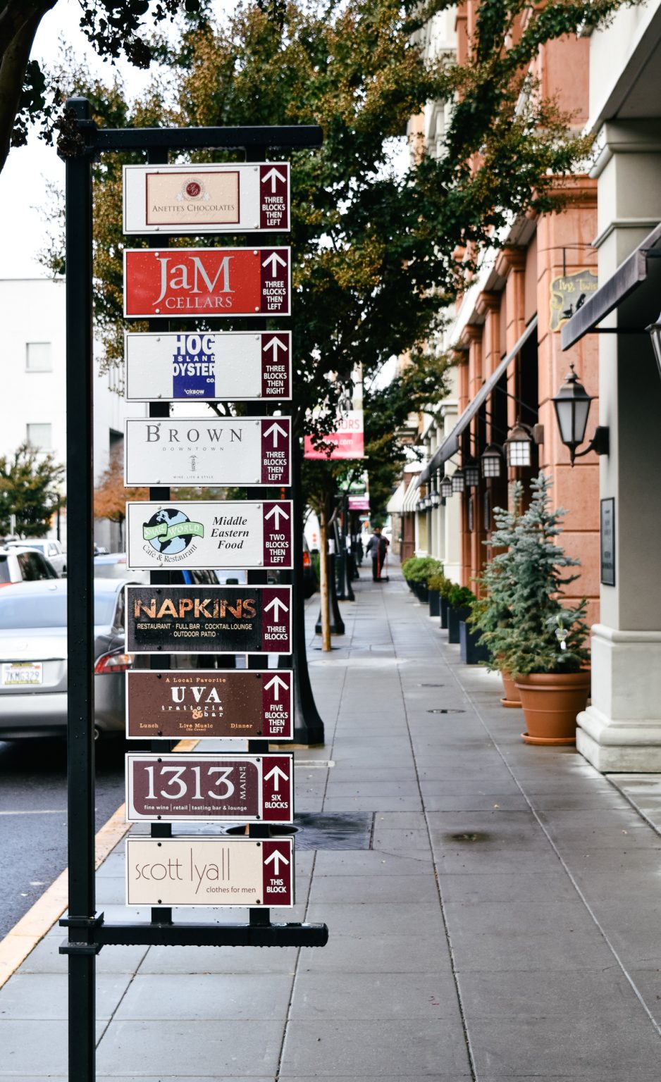 downtown-napa-direction-signs - The Kachet Life